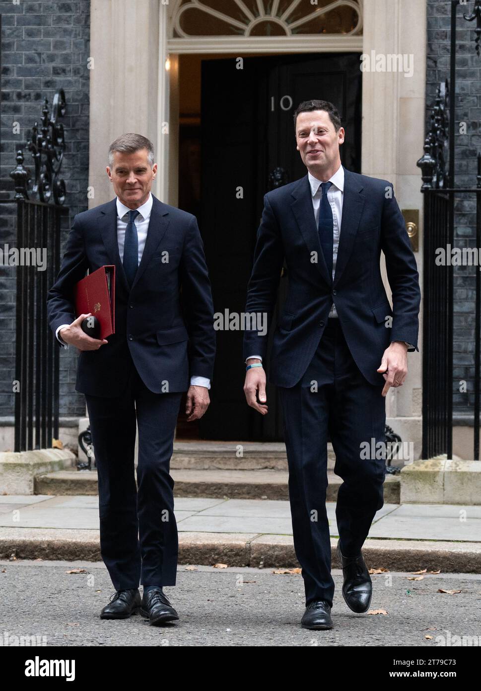 Transport Secretary Mark Harper (left) and Justice Secretary Alex Chalk ...