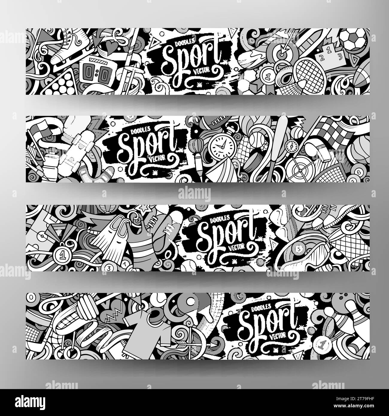 Sports banners Black and White Stock Photos & Images - Alamy