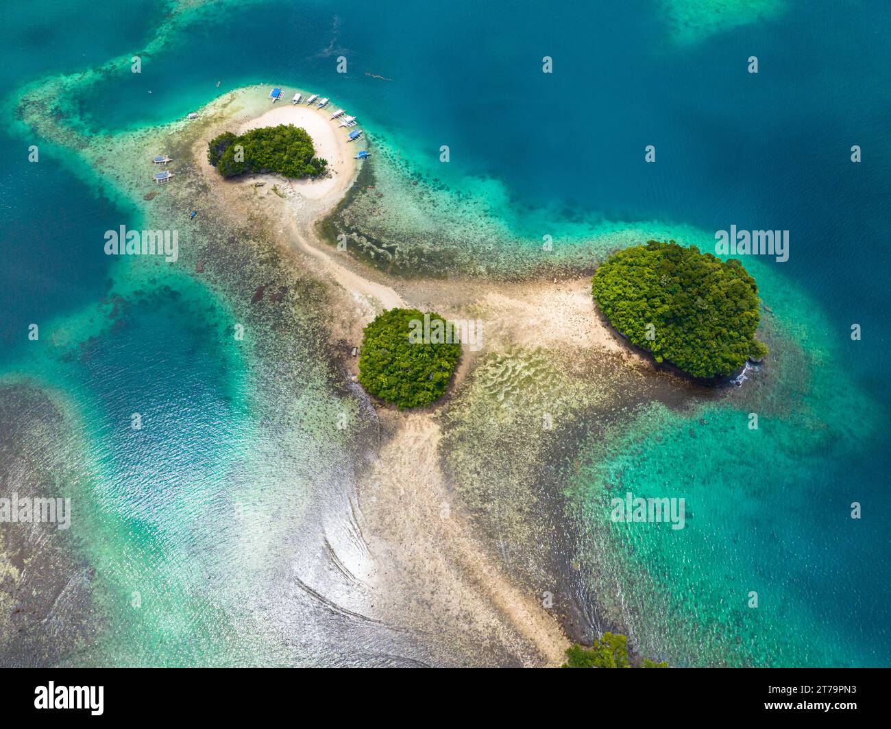 Boslon Island of Britania Group of Islands. Mindanao, Philippines Stock ...