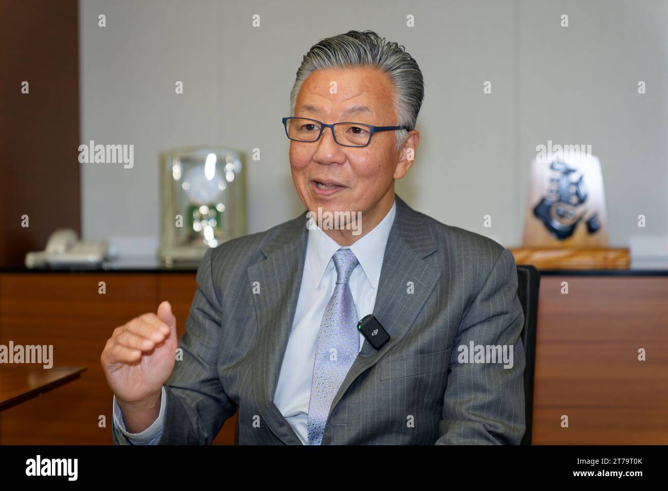 Tokyo, Japan. 8th Nov, 2023. Kiyoyuki Seguchi, research director at ...