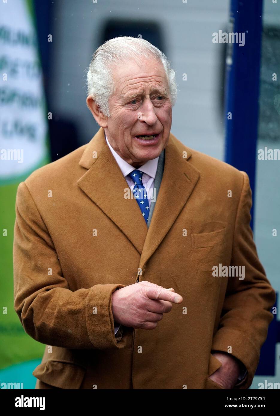 King Charles III leaves the South Oxfordshire Food and Education ...