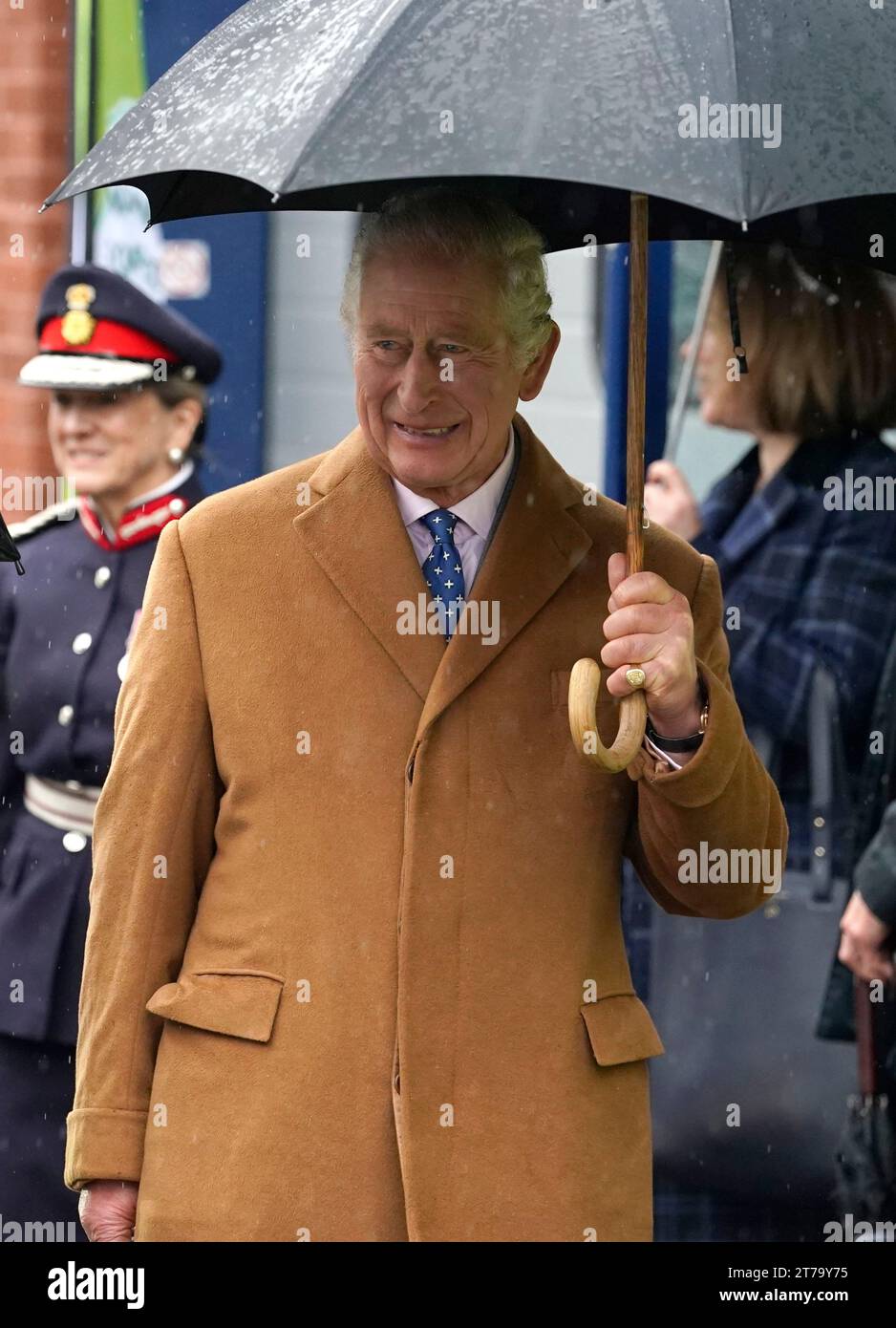 King Charles III leaves the South Oxfordshire Food and Education ...