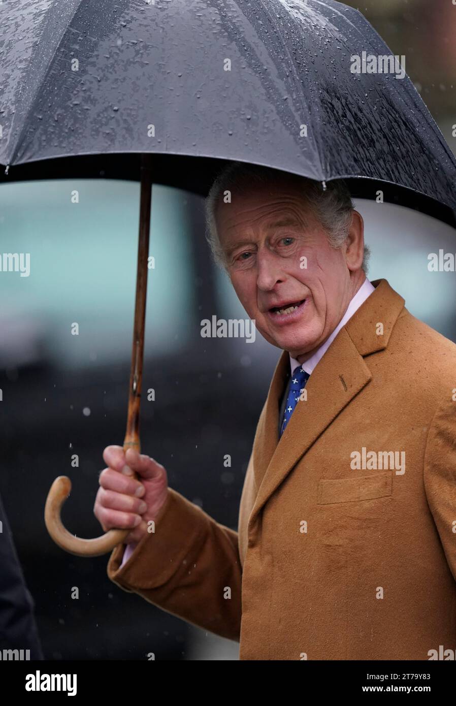 King Charles III leaves the South Oxfordshire Food and Education ...