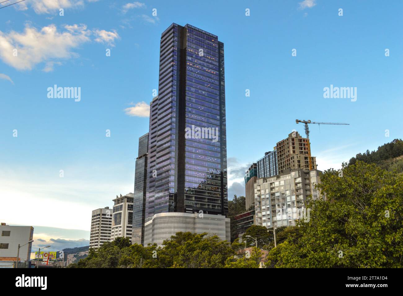 Black Modern Skycraper Stock Photo - Alamy