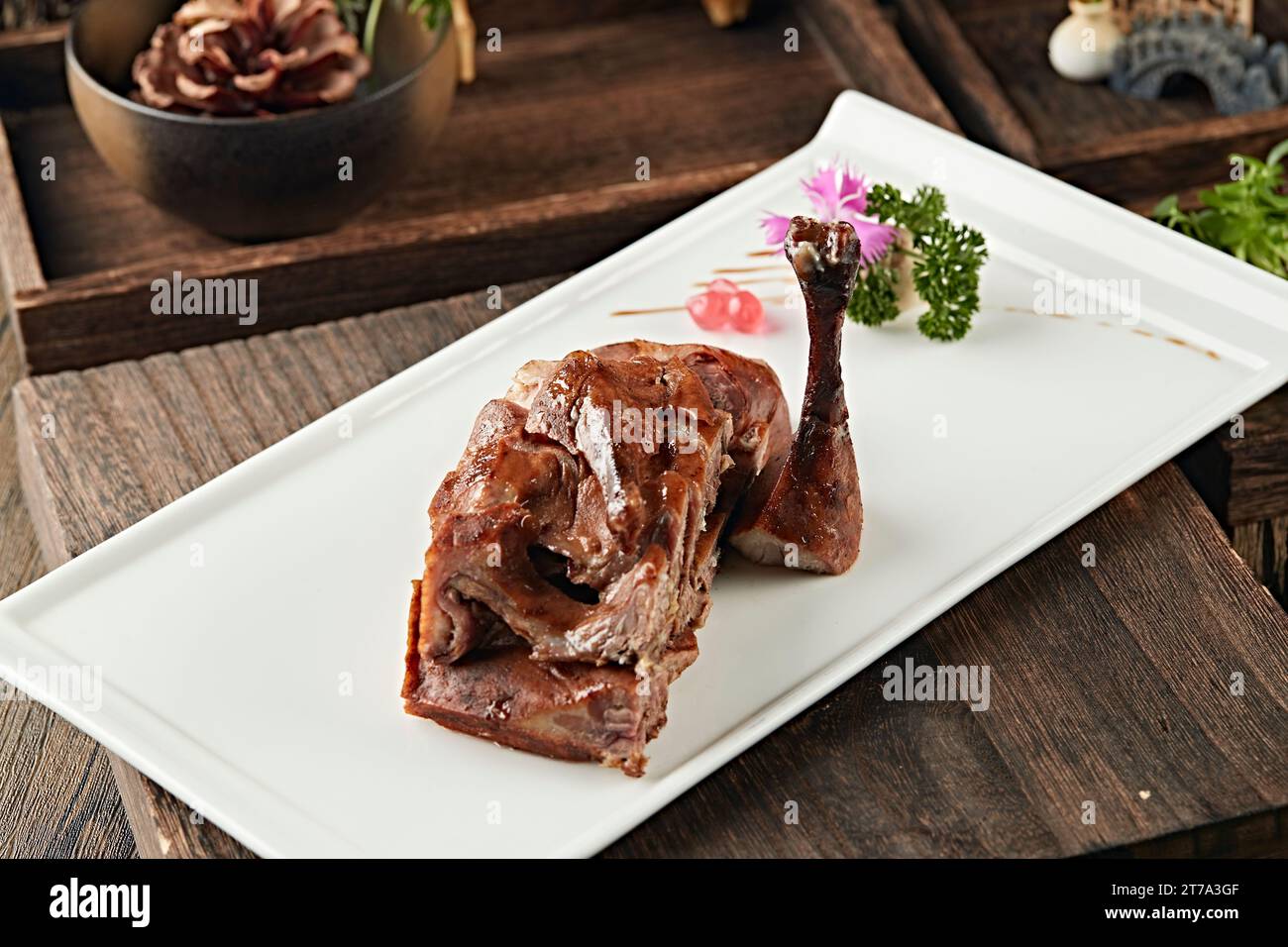 Braised Chicken, Dezhou Style，Northeast China is roast chicken Stock ...