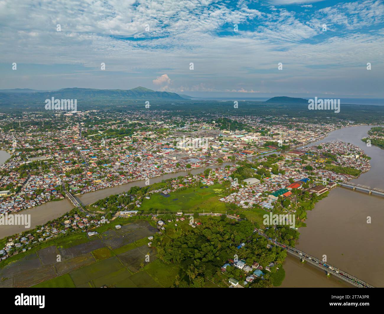 Cotabato City: River in residential neighborhood. Mindanao, Philippines. Cityscape Stock Photo ...
