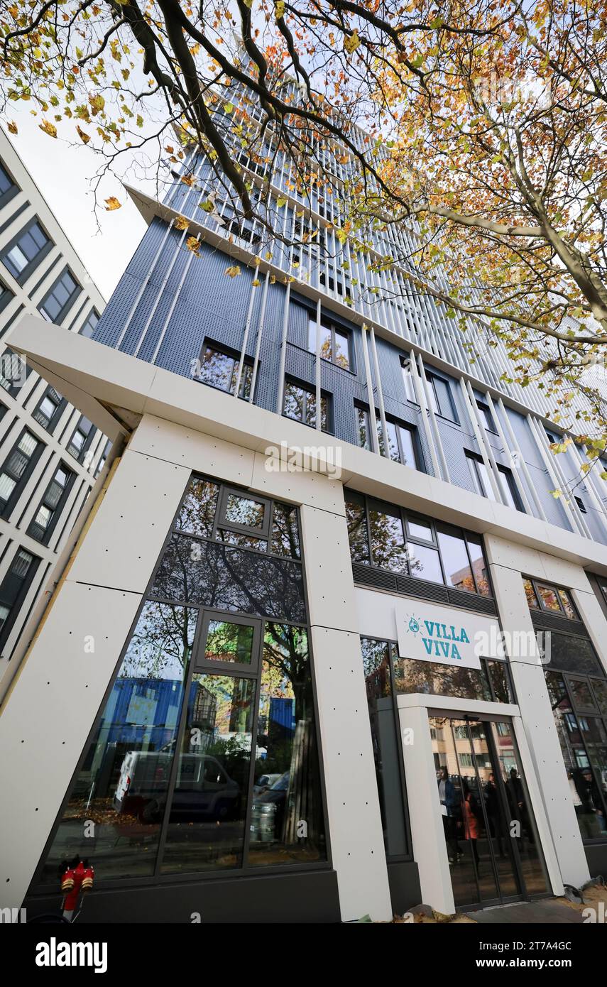 14 November 2023, Hamburg: An exterior view of the new "Villa Viva ...