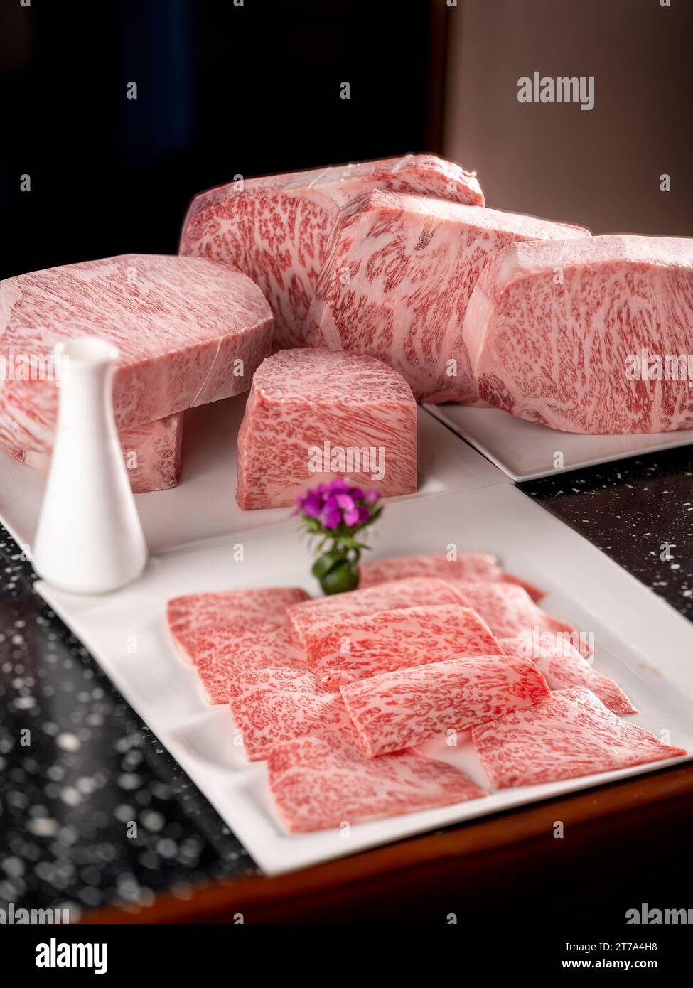 Japanese wagyu beef fillet hi-res stock photography and images - Alamy