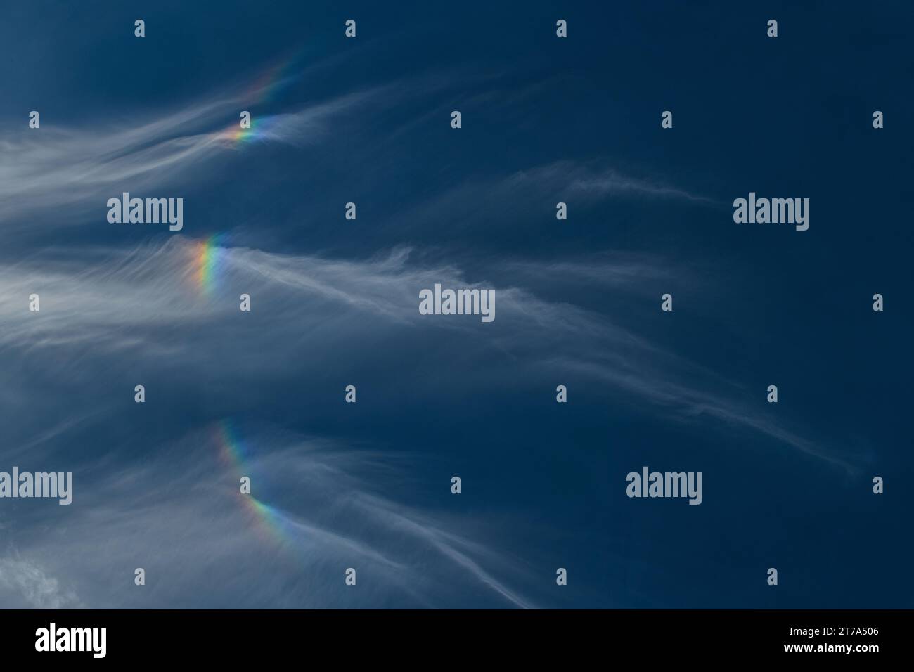 Fire rainbow. Spectacular Iridescent Cloud. A Rare Glimpse of Nature's ...