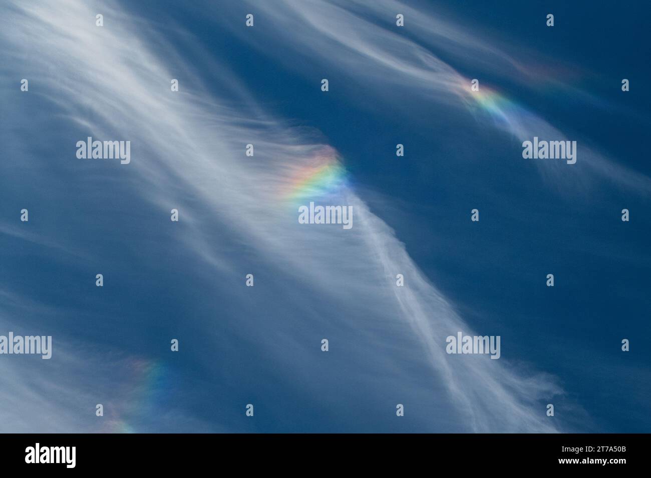 Fire rainbow. Spectacular Iridescent Cloud. A Rare Glimpse of Nature's ...