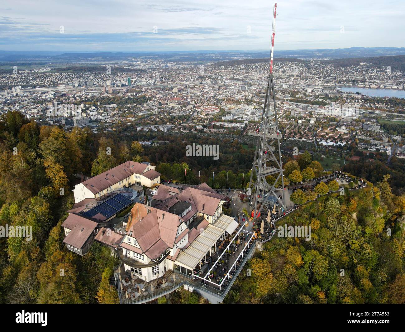 Drone view from mount uetliberg hi-res stock photography and images - Alamy