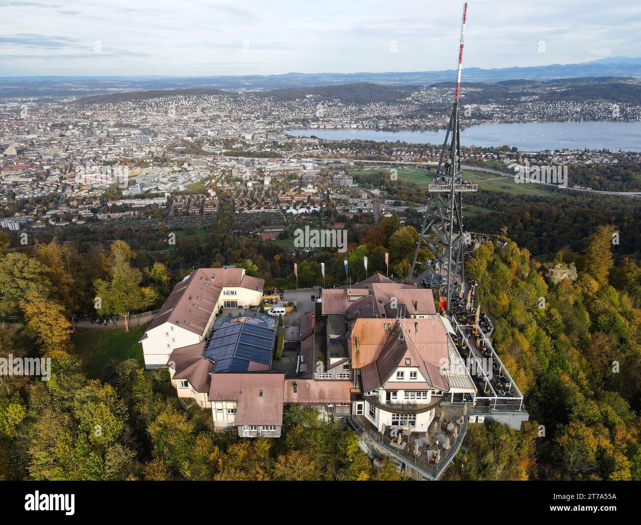 Drone view from mount uetliberg hi-res stock photography and images - Alamy
