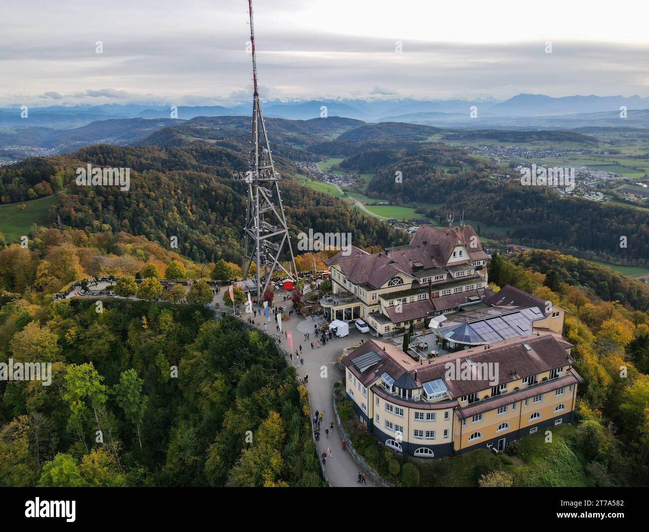 Drone view from mount uetliberg hi-res stock photography and images - Alamy