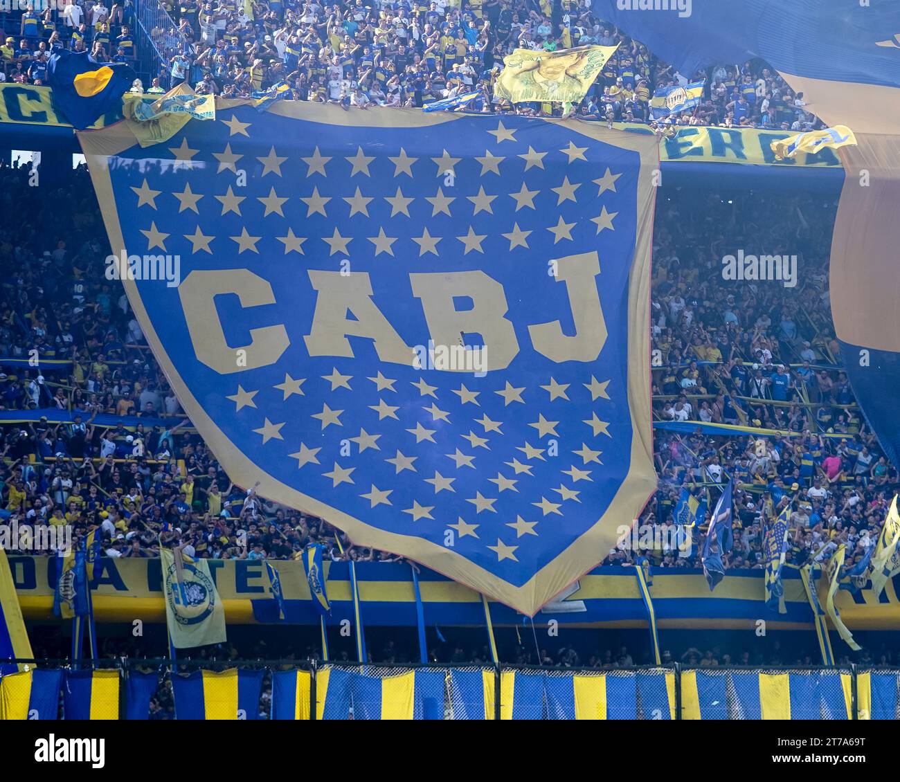 Boca Juniors fans during the Liga Argentina match between CA Boca ...