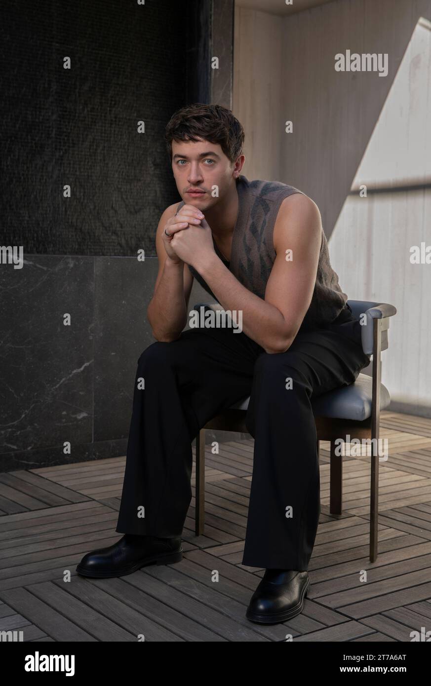 Tom Blyth poses for a portrait to promote "The Ballad of Songbirds and ...
