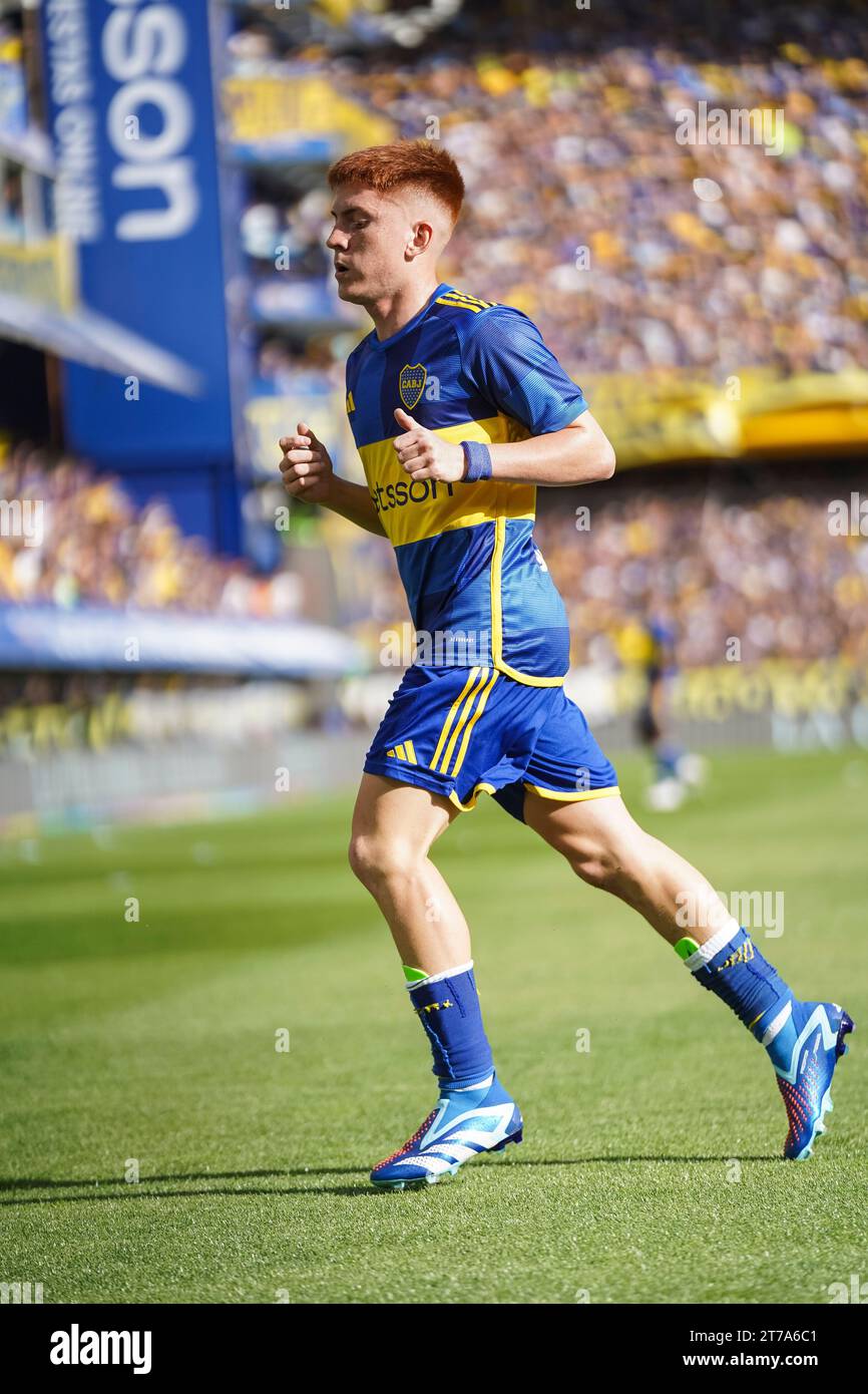 Valentin Barco of Boca Juniors during the Liga Argentina match between ...
