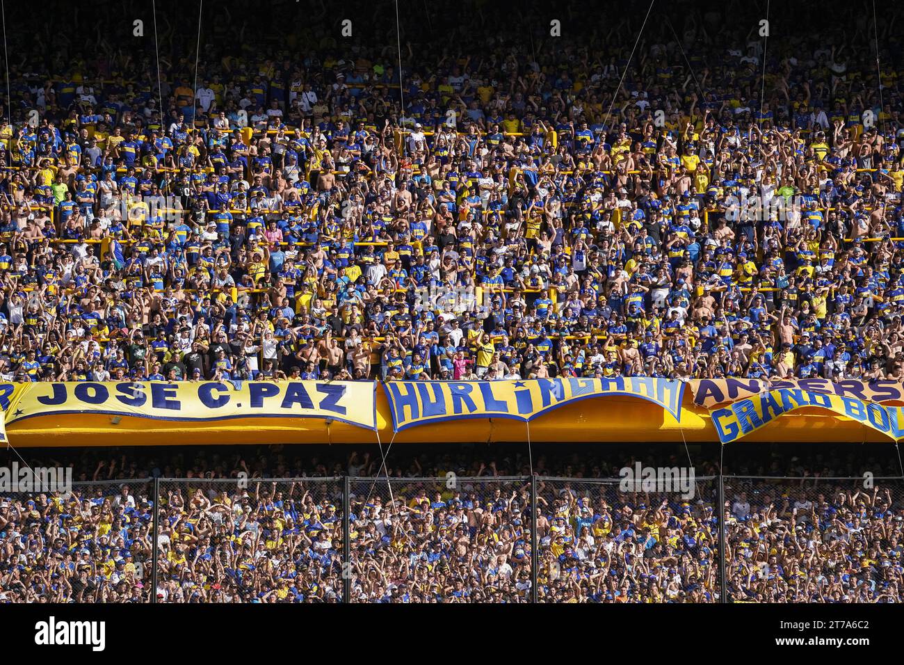 Boca Juniors fans during the Liga Argentina match between CA Boca ...