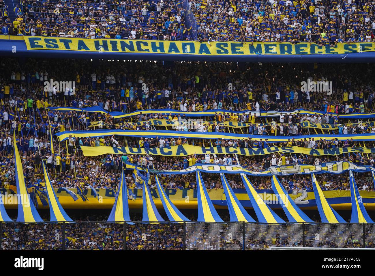 Boca Juniors fans during the Liga Argentina match between CA Boca ...
