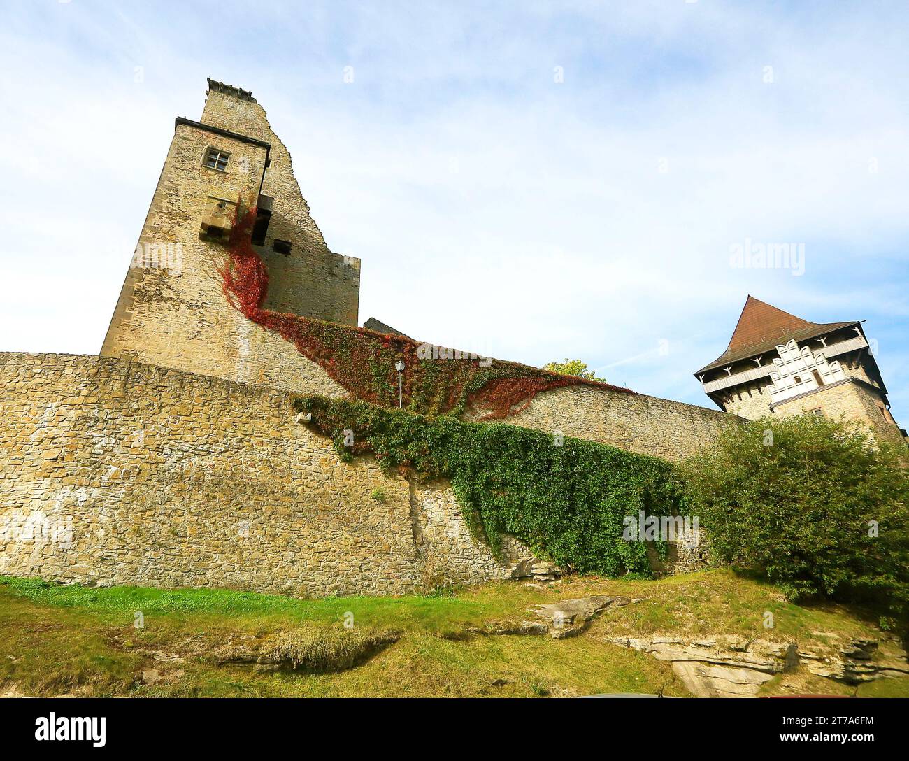 Castle Lipnice nad Sazavou, Czech Republic, September 27, 2023. Castle ...
