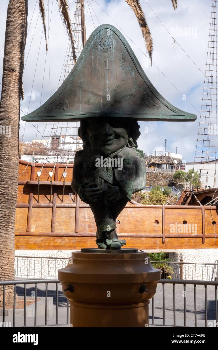 Famous statue of a dwarf, modelled as Napoleon, and Museo Naval Santa ...