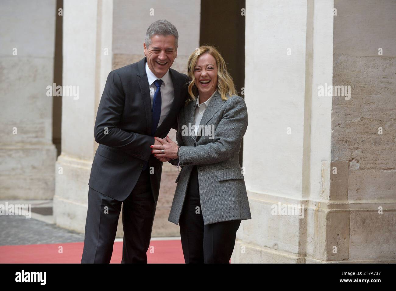 Italy, Rome, november 14, 2023 - Giorgia Meloni, President of the ...