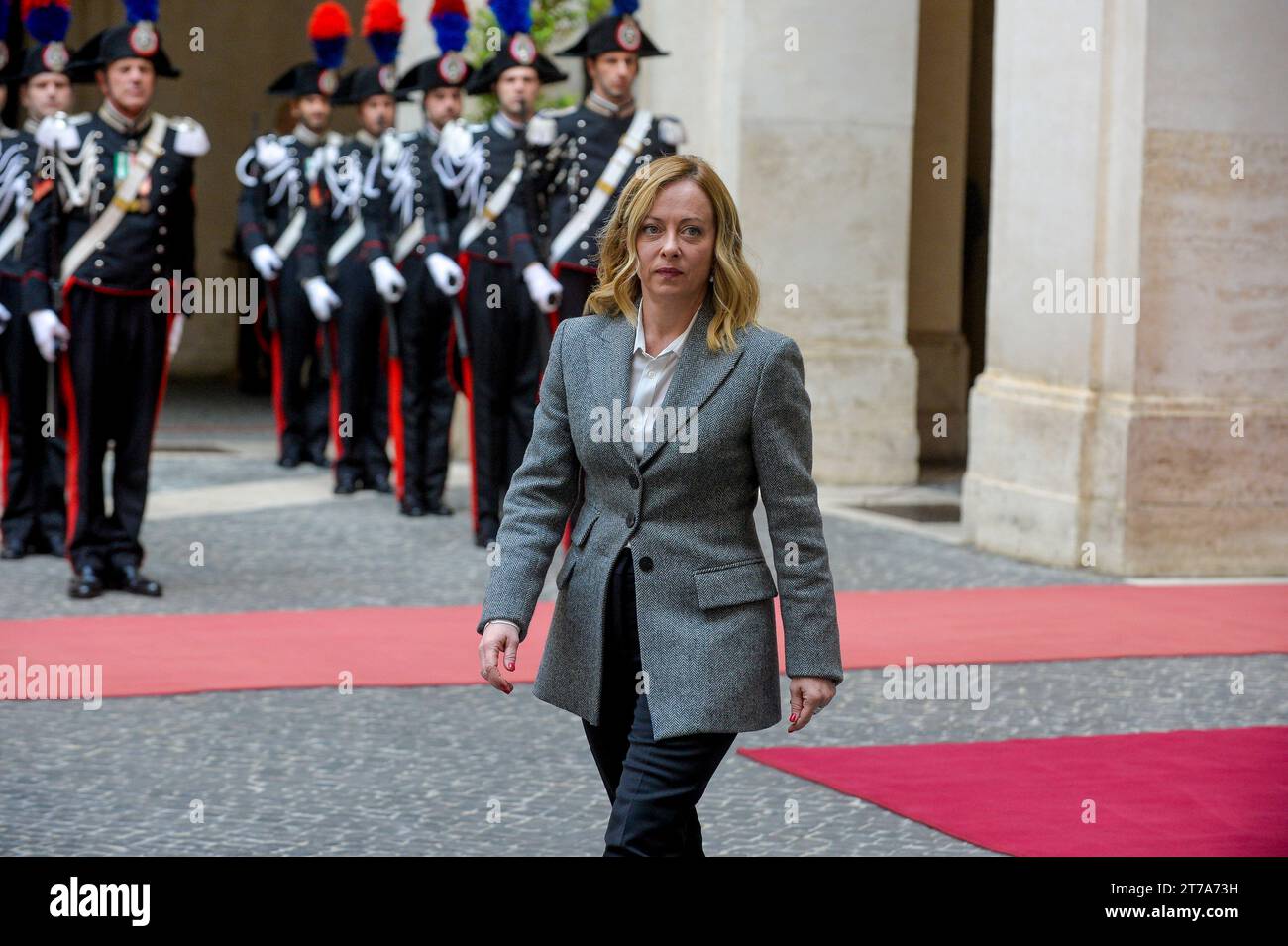 Italy, Rome, november 14, 2023 - Giorgia Meloni, President of the ...