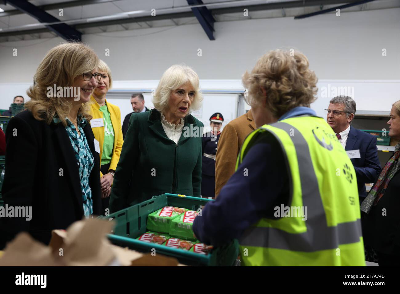 Queen Camilla marks the King's 75th birthday at the launch of The ...