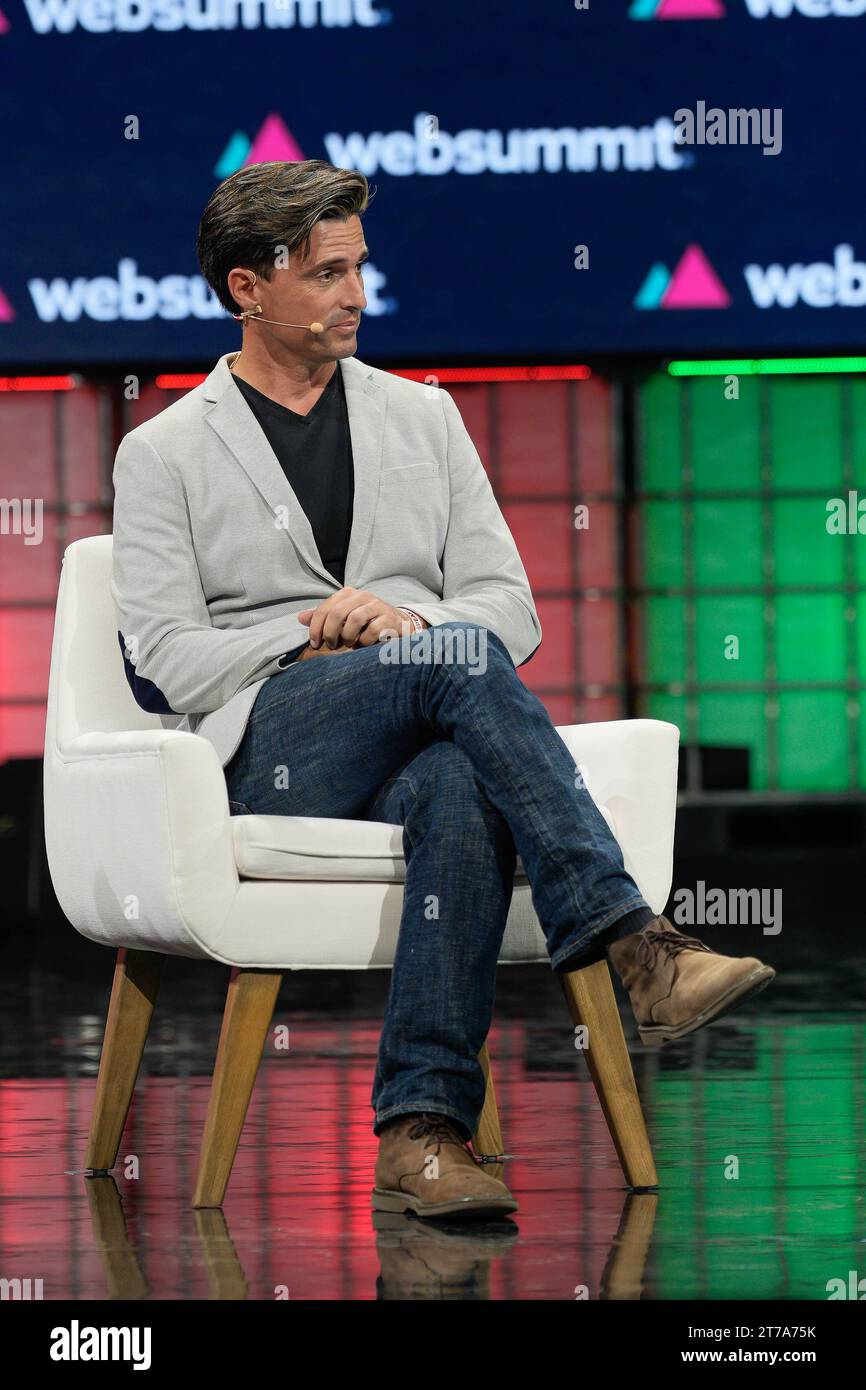 Lisbon, Portugal. 13th Nov, 2023. Vasco Pedro, Co-founder and CEO at ...