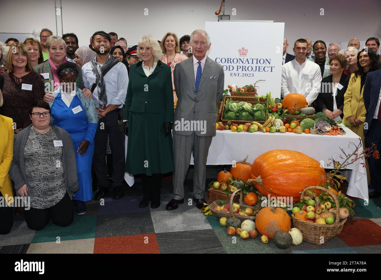 King Charles III and Queen Camilla mark the King's 75th birthday at the ...