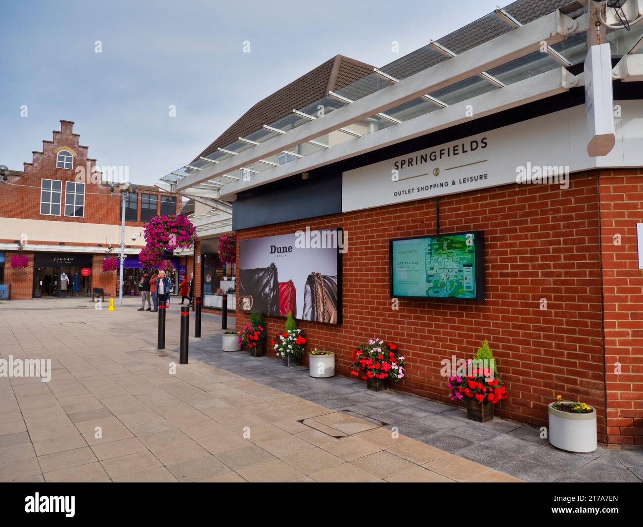 The image is of the street free pedestrian shopping precinct in the ...