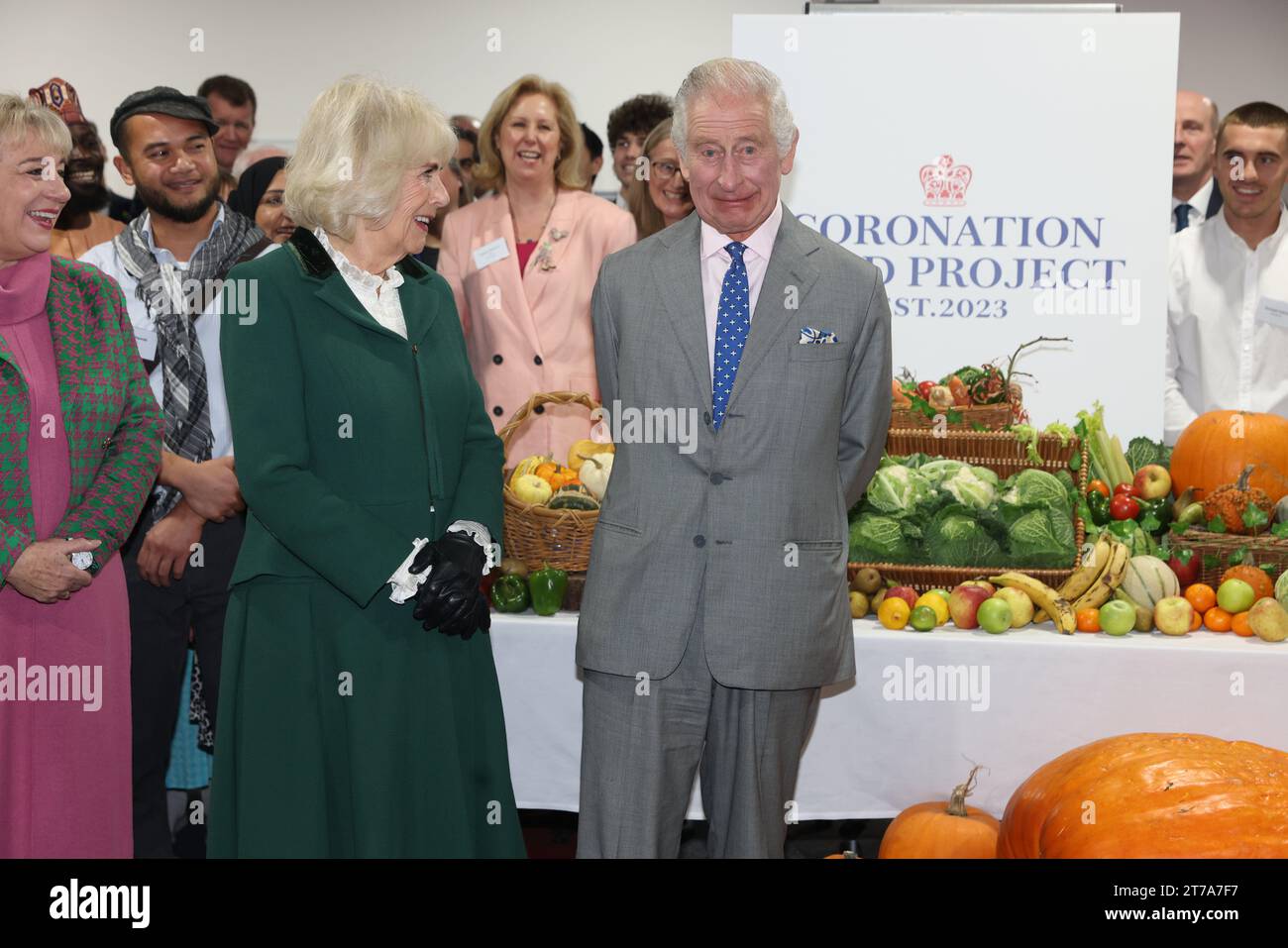 King Charles III and Queen Camilla mark the King's 75th birthday at the ...
