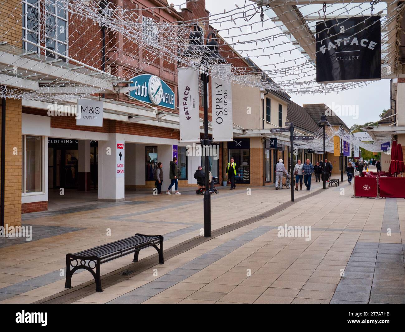 The image is of the street free pedestrian shopping precinct in the ...