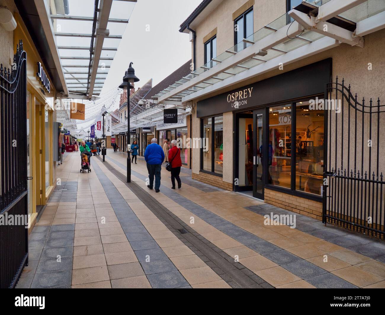 The image is of the street free pedestrian shopping precinct in the ...