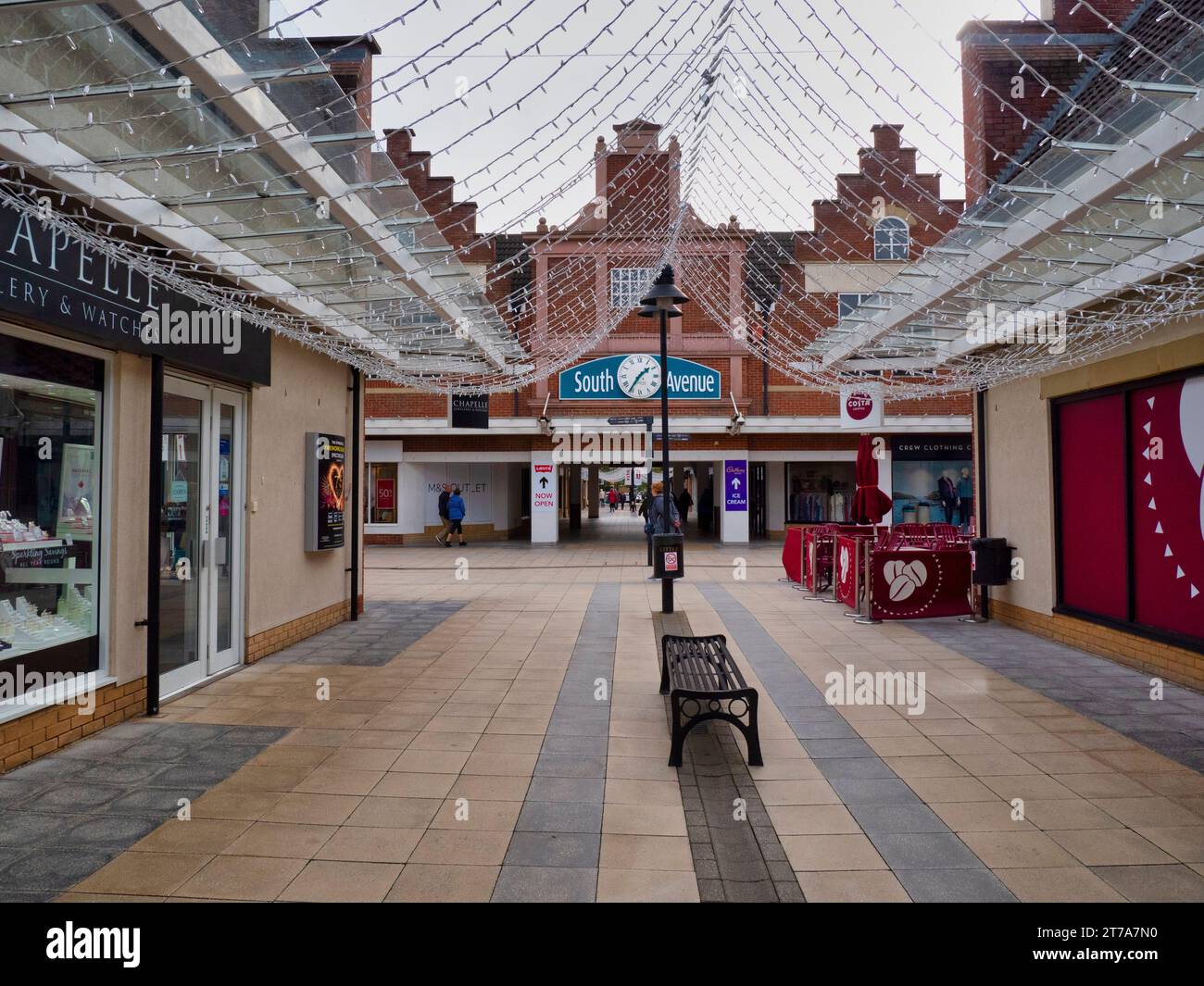 The image is of the street free pedestrian shopping precinct in the ...