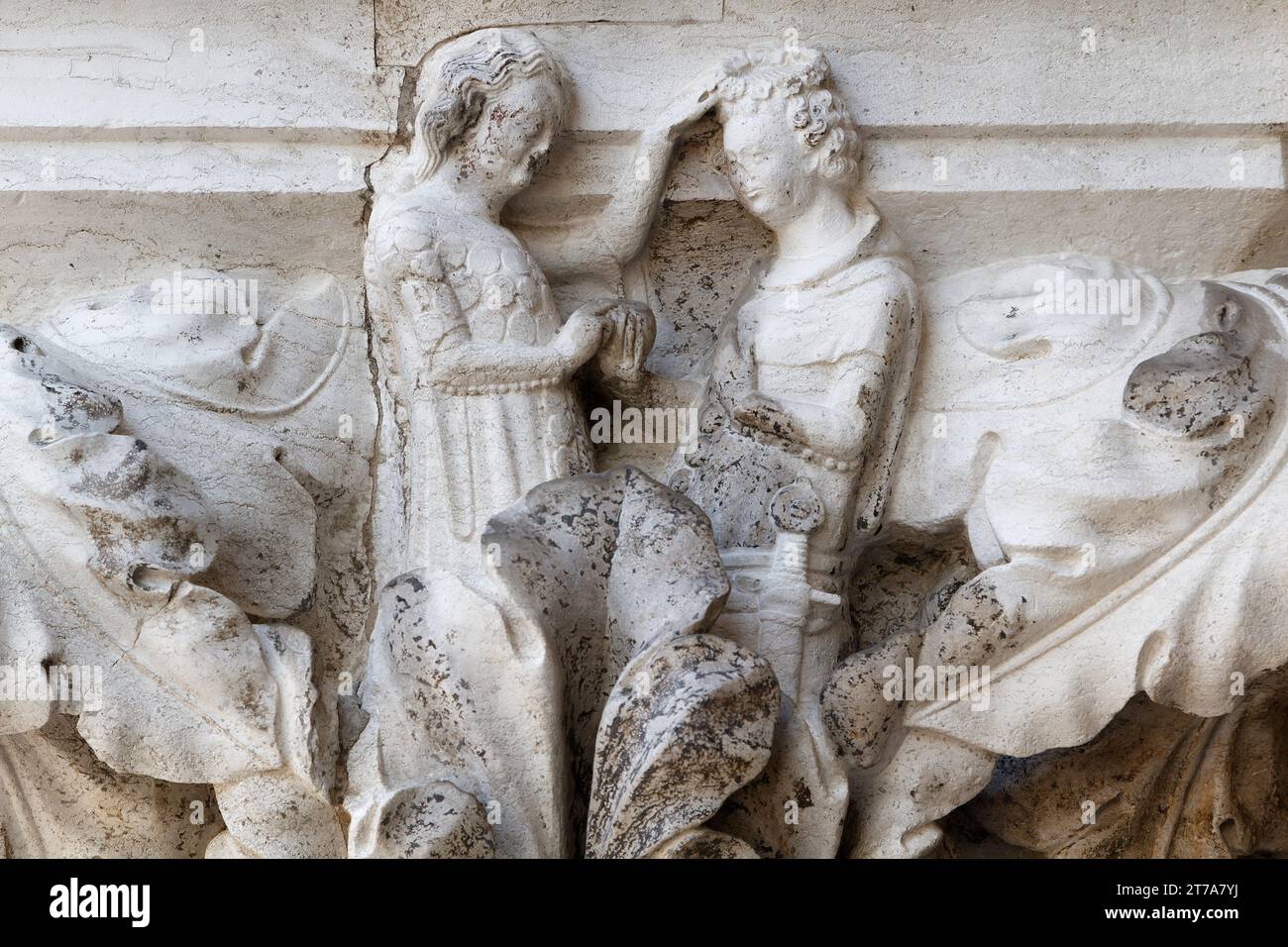 The Marriage - Love, Marriage, Fathering and Death - Column capital of ...