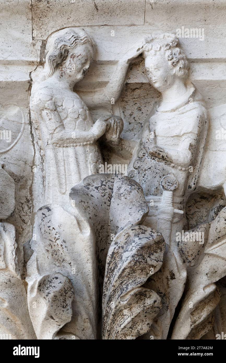 The Marriage - Love, Marriage, Fathering and Death - Column capital of ...