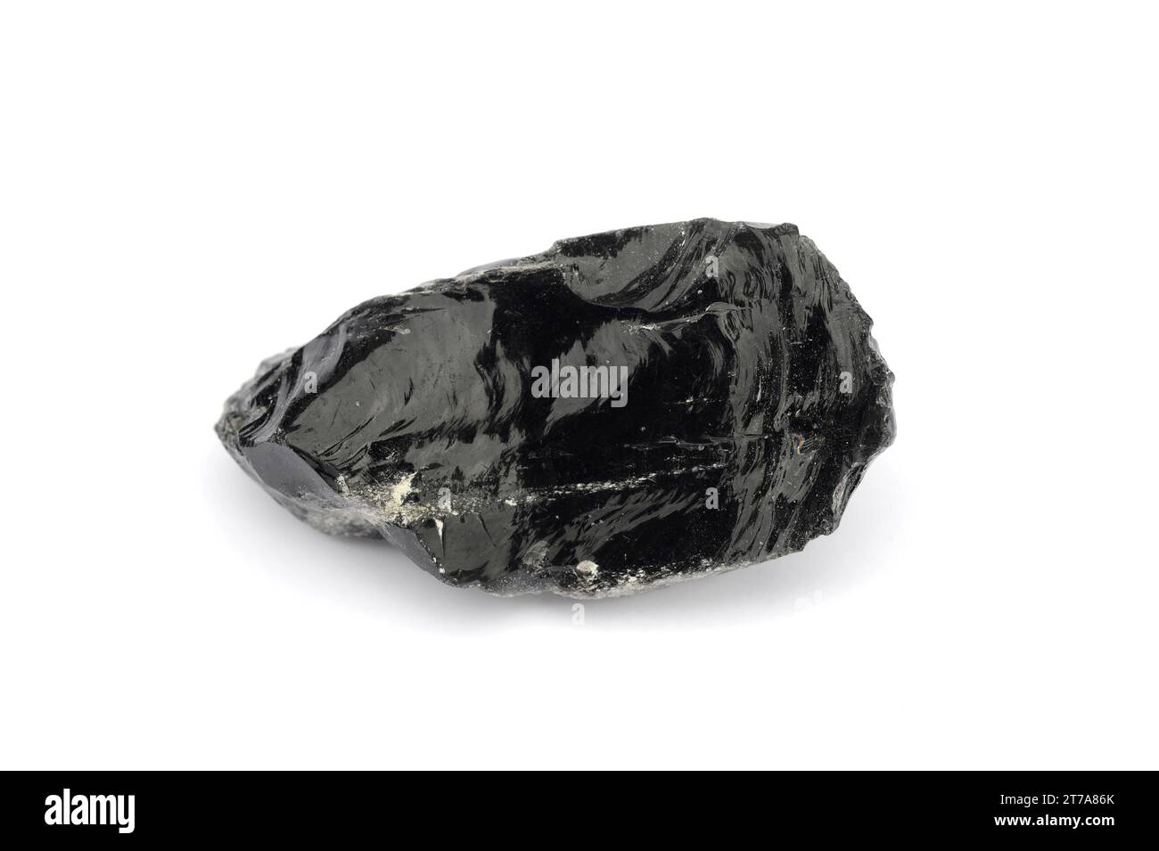 Obsidian is a volcanic rock with glassy texture. Sample Stock Photo - Alamy