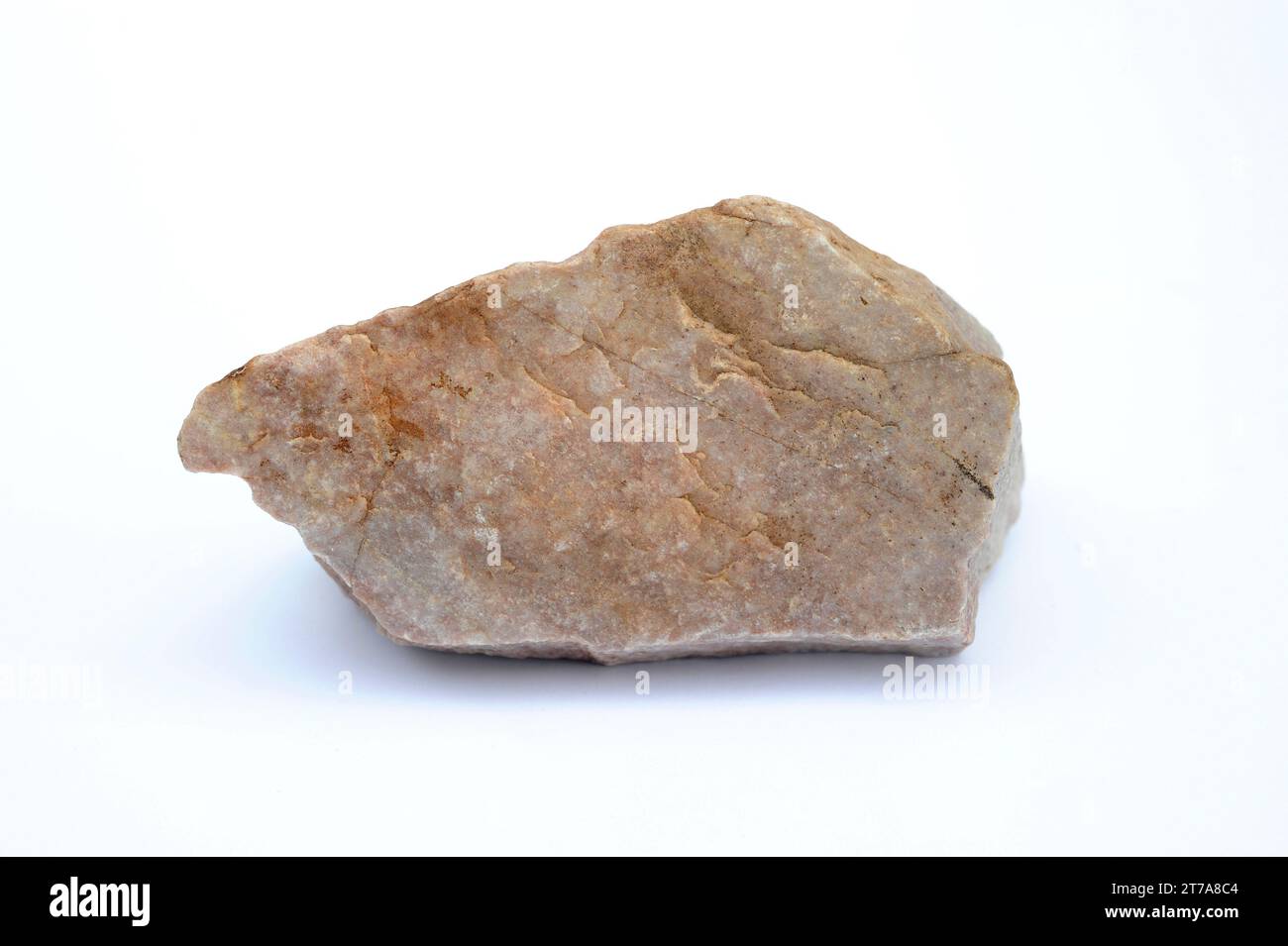 Quartzite is a metamorphic rock composed of quartz. This sample comes ...
