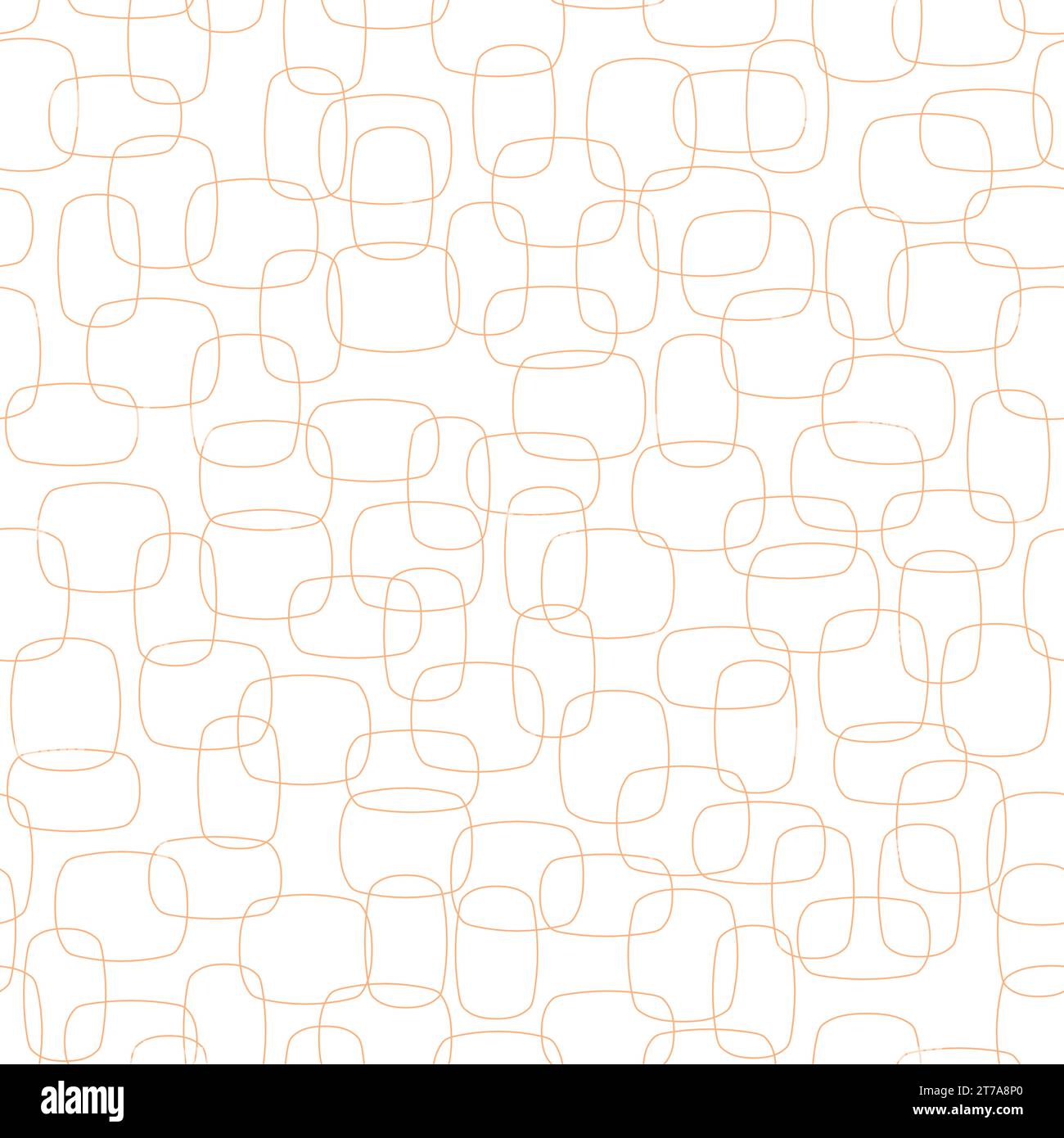 Orange and white spotted dress Stock Vector Images - Alamy