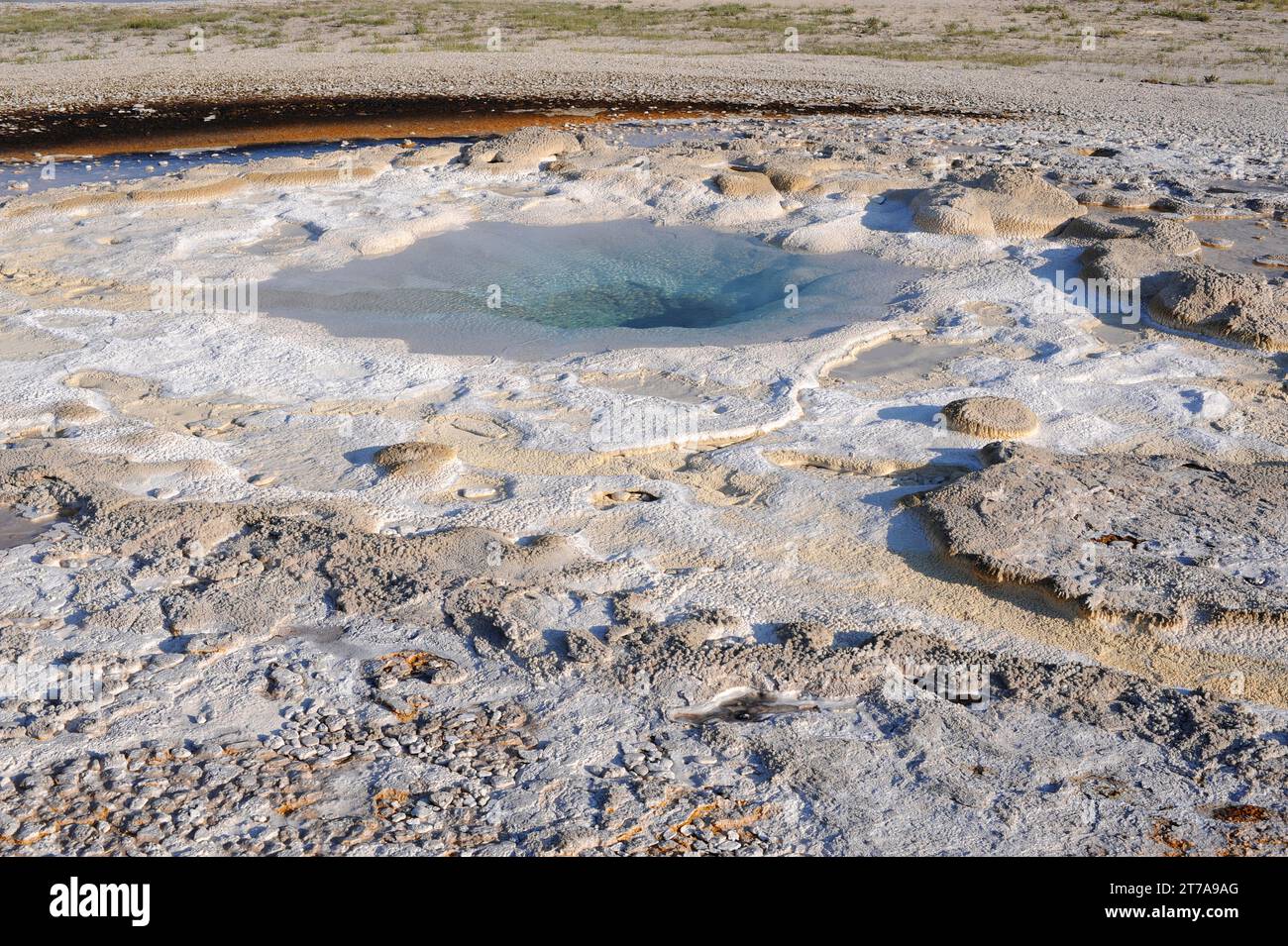 Geyserite is a variety of opaline silica that found around geysers or ...