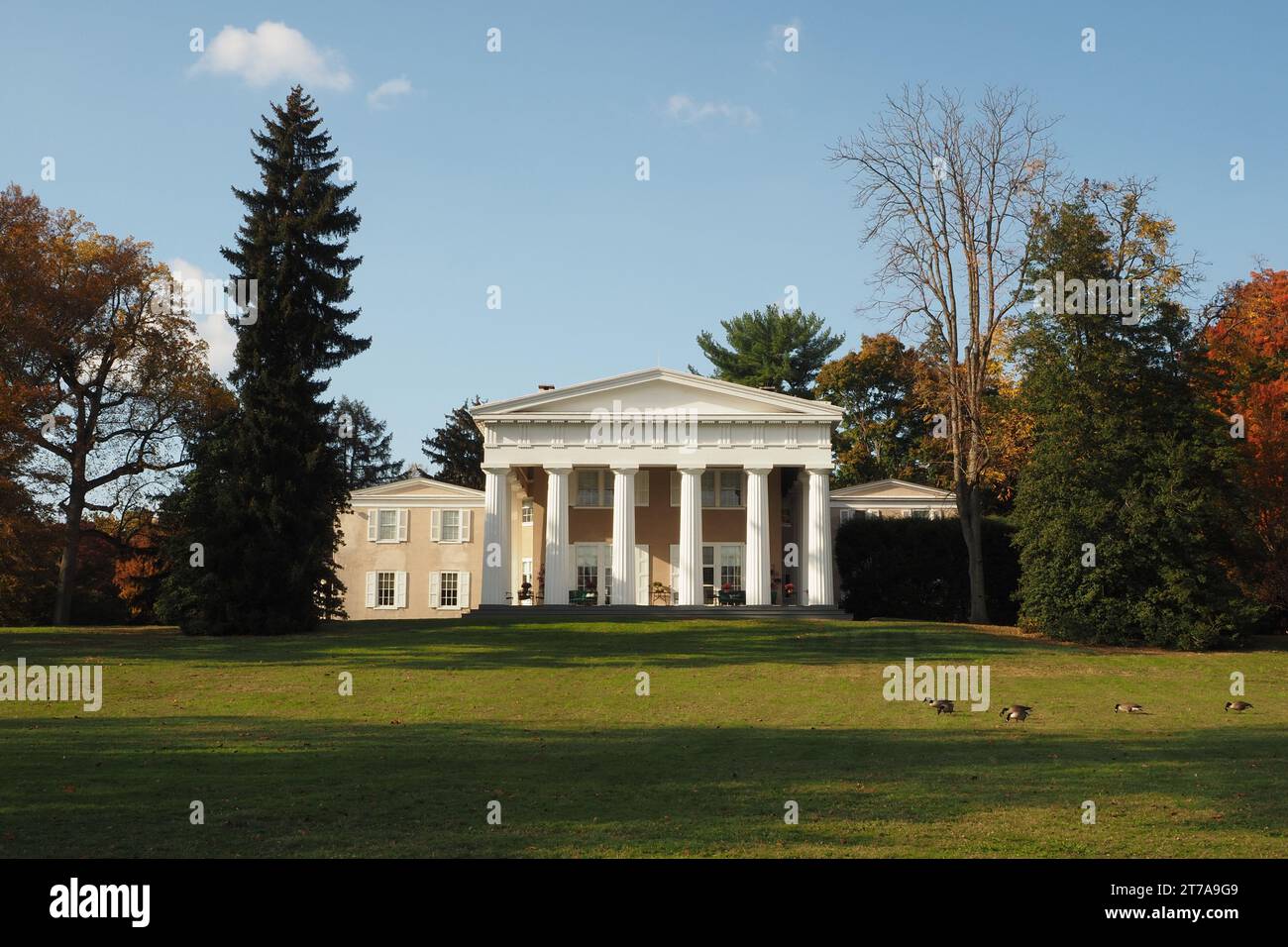 An afternoon at the Andalusia Manor in Bucks County, PA Stock Photo - Alamy