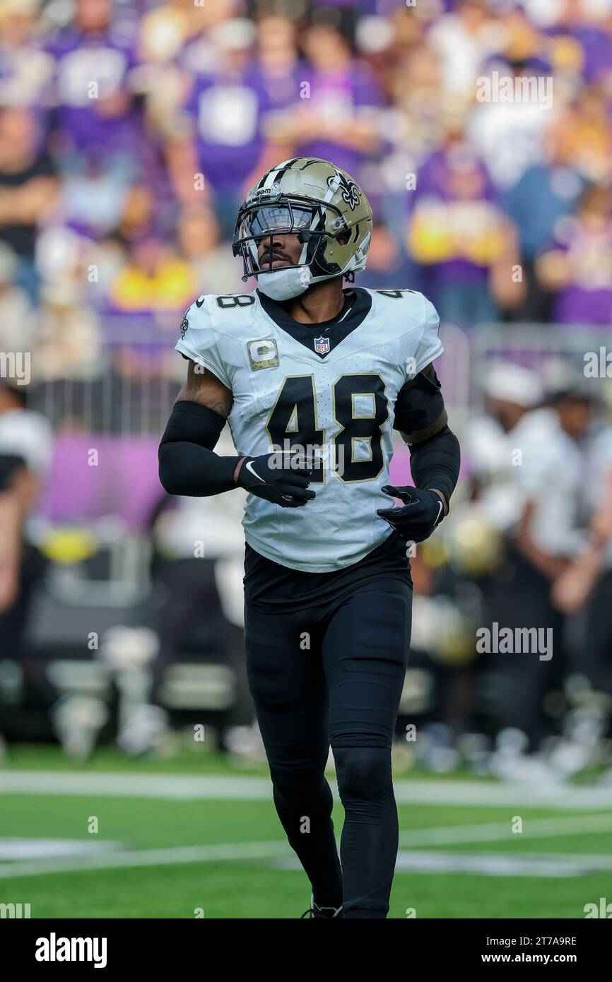 New Orleans Saints safety J.T. Gray (48) seen during the first half of ...
