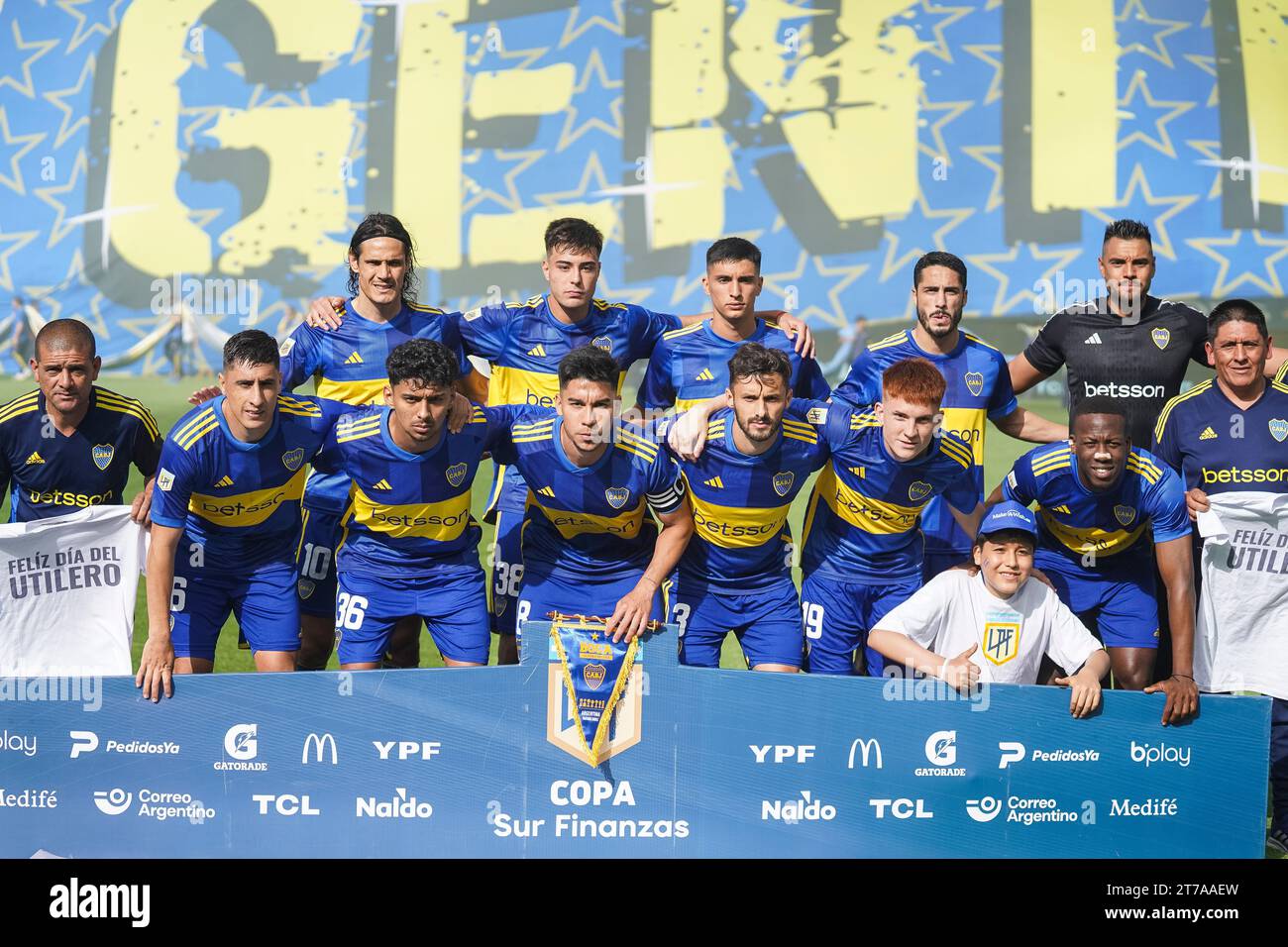 Buenos Aires, Argentina. 12th Nov, 2023. Boca Juniors Team during the ...