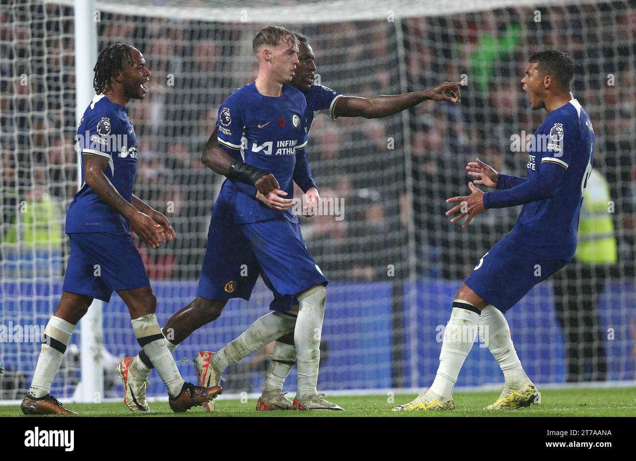 GOAL 4-4, Cole Palmer of Chelsea goal celebration. - Chelsea v ...