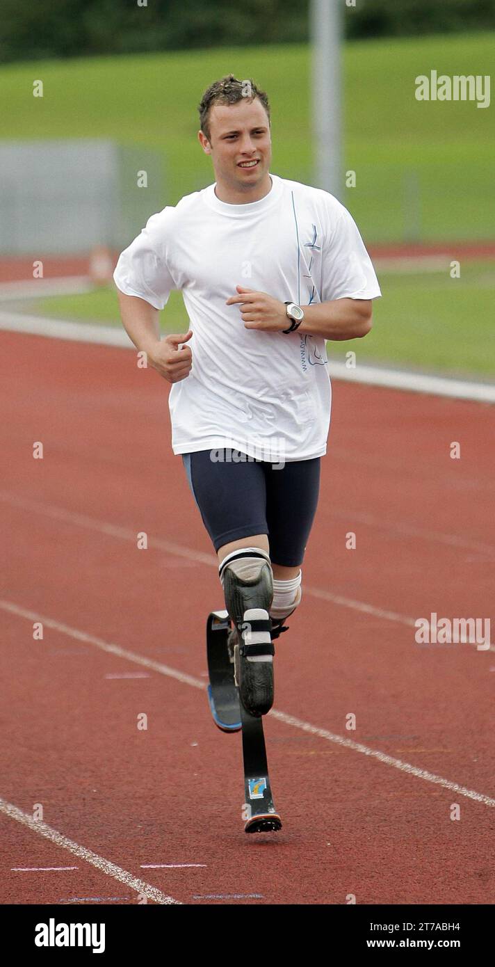 South African sprinter and convicted murderer Oscar Pistorius in ...