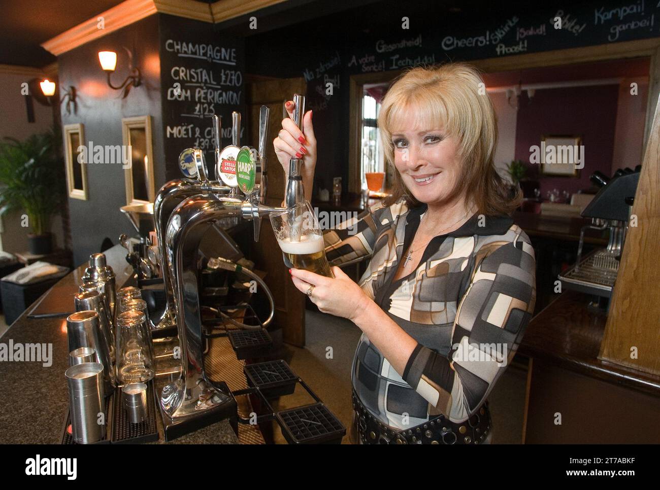 Coronation Street actress Beverley Callard at her new pub The Gallery ...