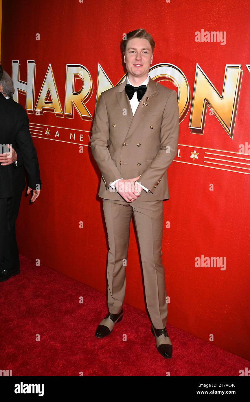 Eric Peters attends the "Harmony" Broadway opening night at The Ethel ...