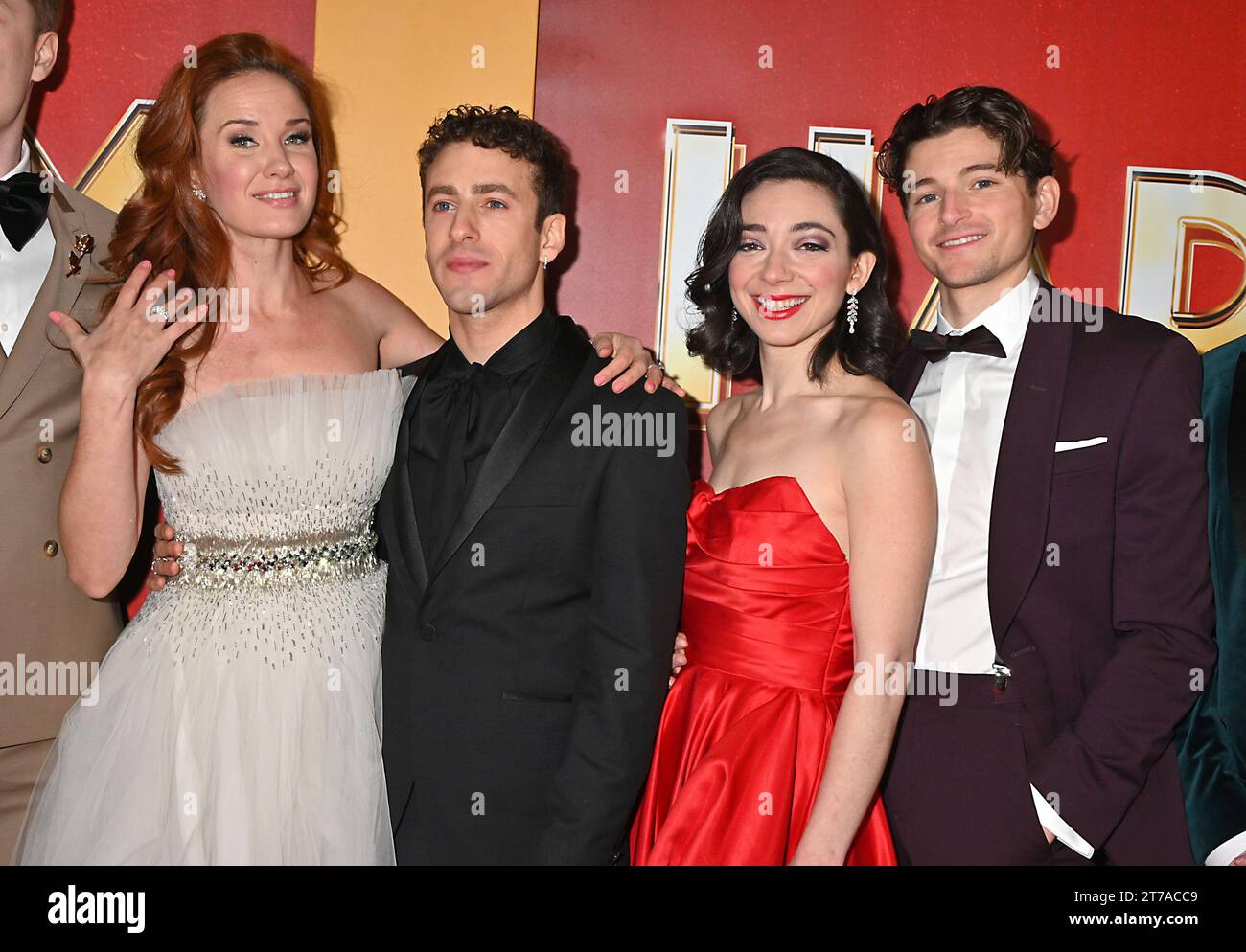 Sierra Boggess, Danny Kornfeld, Julie Benko and blake Roman attend the ...