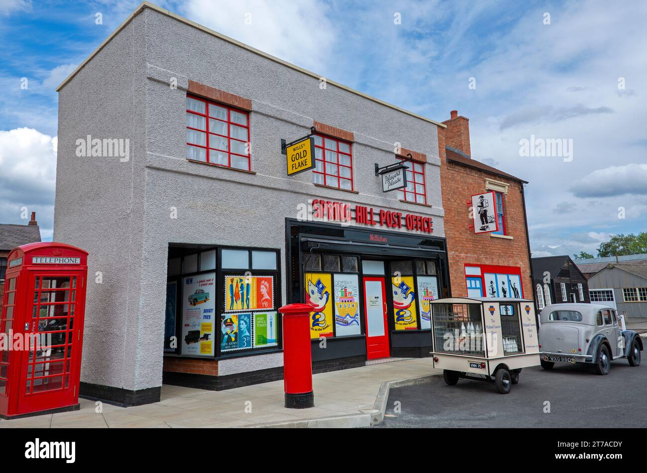 Traditional 1940s 1950s High Street shops at the Black Country Living ...