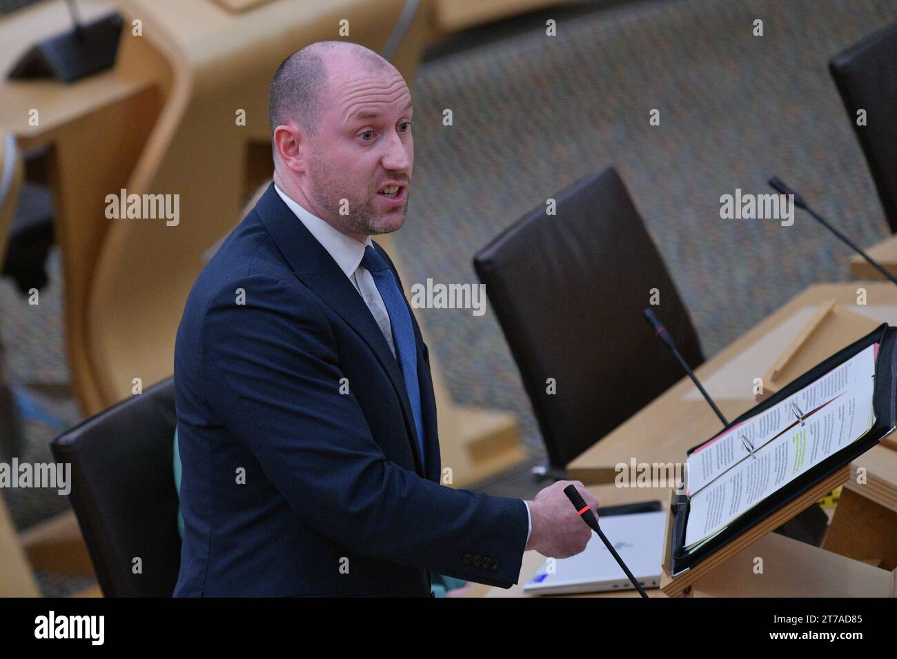 Edinburgh Scotland, UK 14 November 2023. Cabinet Secretary for ...